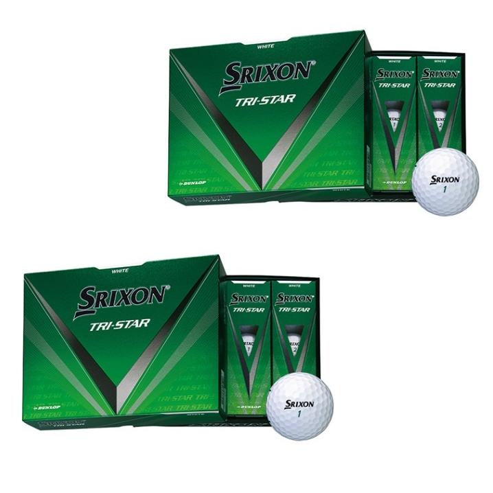 SRIXON ダンロップ スリクソン TRI-STAR トライスター 2024年モデル 2ダースセット ホワイト : GOLF SHOP WAY 2号店 - 通販 - Yahoo!ショッピング