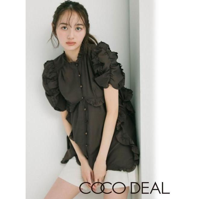 ココディール COCODEAL シアーフリルブラウス 25春夏. 75218383 : Hearty Select Yahoo店 - 通販 - Yahoo!ショッピング
