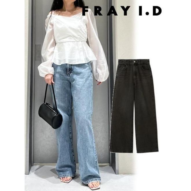 FRAY I.D / フレイアイディー セミワイドストレートデニムパンツ 25春夏予約 FWFP251070 入荷予定 : 2月中旬〜(10%OFF&PT5倍) : fwfp251070 ...