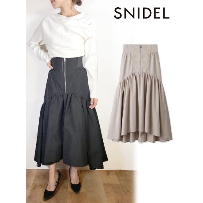 SNIDEL snidel / スナイデル ジップオンボリュームギャザー SNIDEL snidel / スナイデル ジップオンボリュームギャザー