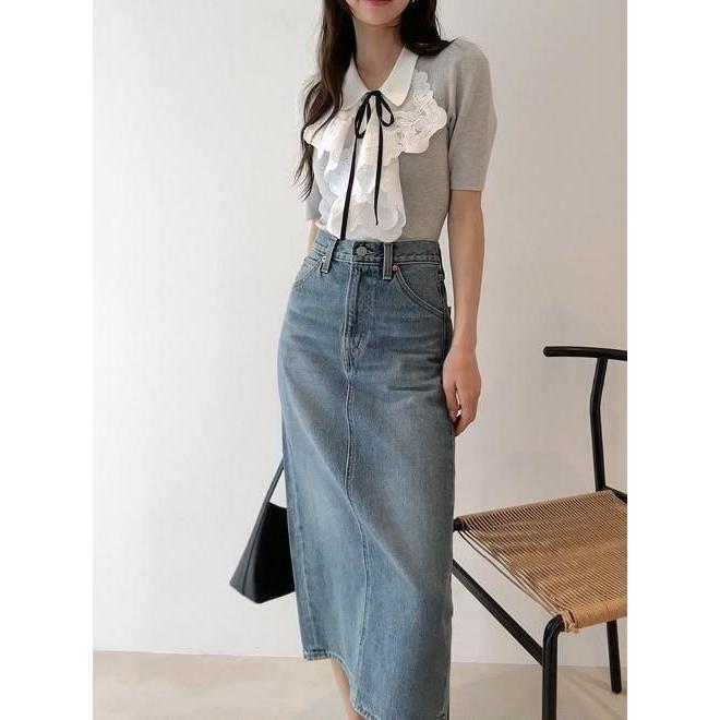 SNIDEL snidel / スナイデル Levi's別注タイトデニムスカート 25春夏 SWFS251047 (10%OFF&PT5倍) : Hearty Select Yahoo店 ...