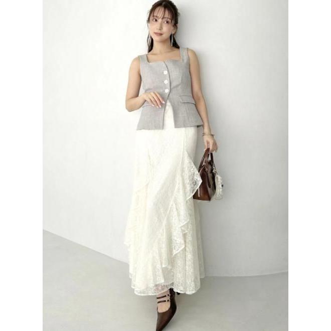 SNIDEL (セール60%OFF&PT5) snidel / スナイデル フリルレーススカート 25春夏. SWFS252144 : Hearty Select Yahoo店 - 通販 ...