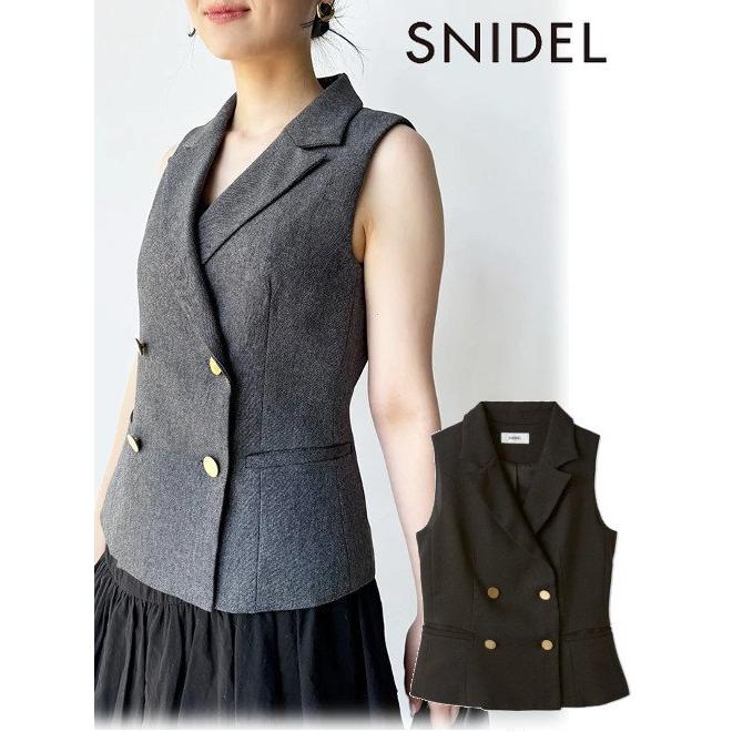 SNIDEL (12%OFF) snidel / スナイデル スタンダードジレ 24秋冬 SWFV244066 : Hearty Select Yahoo店 - 通販 - Yahoo!ショッピング