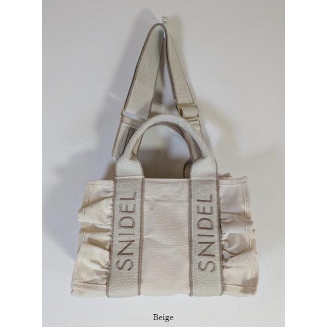 snidel / スナイデル フリルロゴバッグ 25春夏 SWGB251615 (10%OFF&PT5倍) : swgb251615 : Hearty Select Yahoo店 - 通販 ...