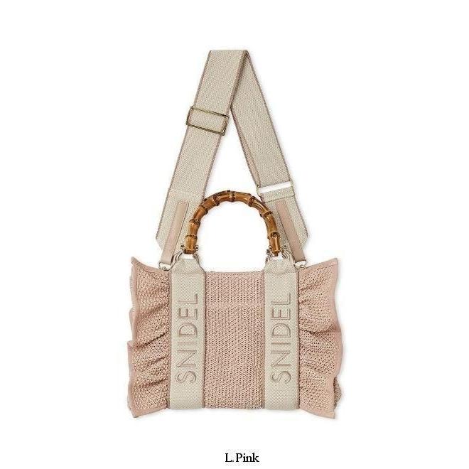 SNIDEL snidel / スナイデル フリルロゴバンブーバッグ 25春夏. SWGB252630 (11%OFF&5倍PT) : Hearty Select Yahoo店 - 通販 ...