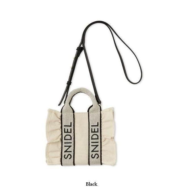 SNIDEL snidel / スナイデル フリルロゴミニバッグ 25春夏. SWGB252631 (11%OFF&5倍PT) : Hearty Select Yahoo店 - 通販 ...