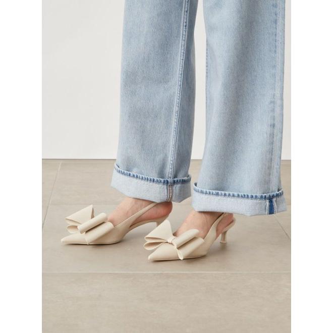 SNIDEL snidel / スナイデル リボンモチーフサンダル 24春夏予約 SNIDEL snidel / スナイデル リボンモチーフサンダル 24春夏予約
