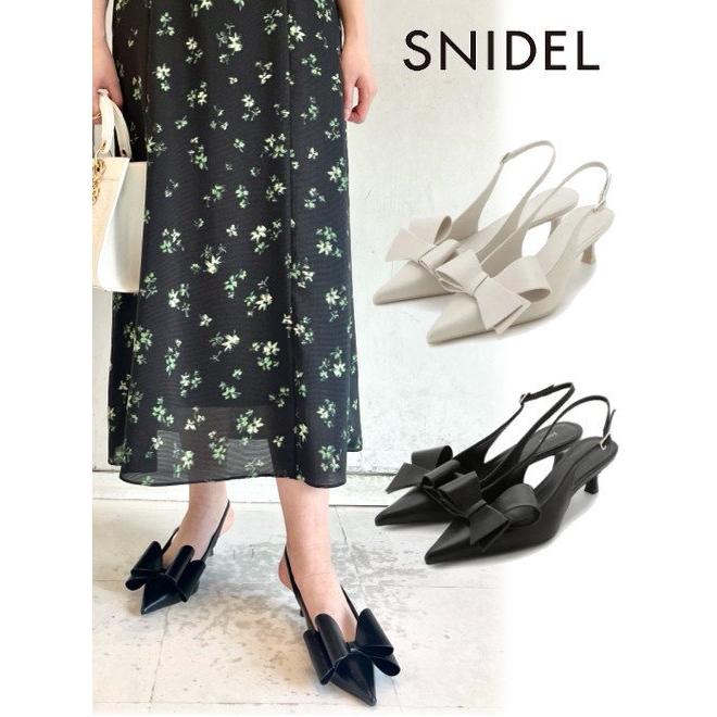 SNIDEL snidel /スナイデル ダブルリボンパンプス 24春夏. SWGS242621 (12%OFF&PT5倍) : Hearty Select Yahoo店 - 通販 ...