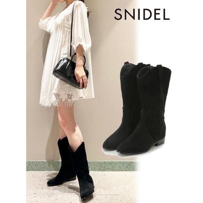 SNIDEL (セール40%OFF&PT5) snidel / スナイデル ウエスタンブーツ 25春夏. SWGS252619 : Hearty Select Yahoo店 - 通販 ...