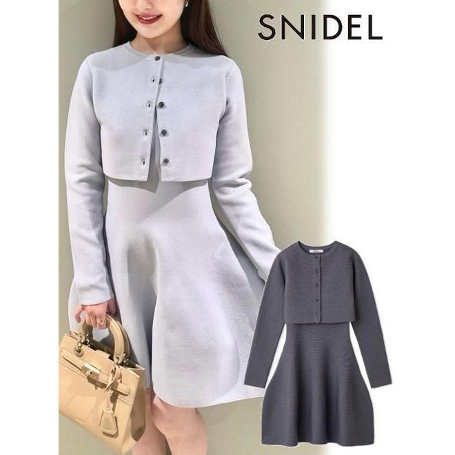 SNIDEL snidel / スナイデル スクエアネックミニワンピース 25春夏 SWNO251220 (10%OFF&PT5倍) : Hearty Select Yahoo店 - 通販 ...
