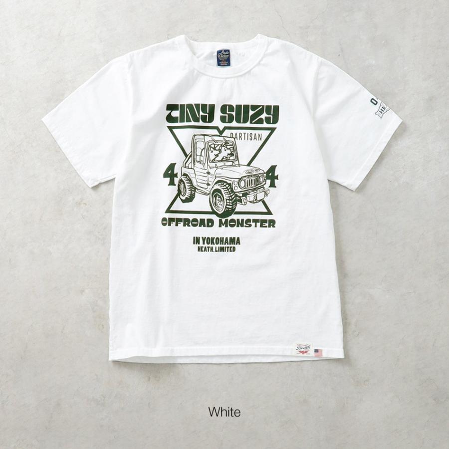 STUDIO D'ARTISAN ステュディオ・ダ・ルチザン ダルチザン Tシャツ メンズ 日本製 コラボ 限定デザイン ジムニー SJ20 ジムニー8 旧車 USAコットン : ht-083 ...