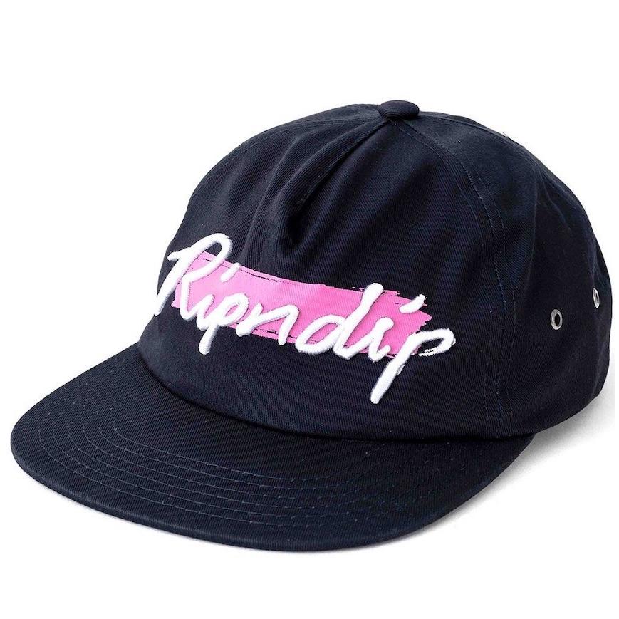 RIPNDIP（リップンディップ） Ripndip Ross 5 Panel Strapback Hat Cap Blue キャップ 送料無料 ...