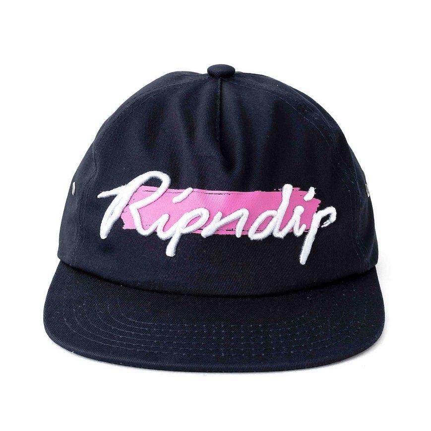 RIPNDIP（リップンディップ） Ripndip Ross 5 Panel Strapback Hat Cap Blue キャップ 送料無料 ...