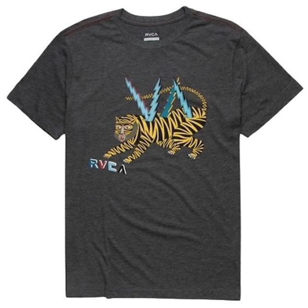 RVCA（ルーカ） RVCA Leines Tiger T-Shirt Black L Tシャツ 送料無料 : Hectarz - 通販 ...