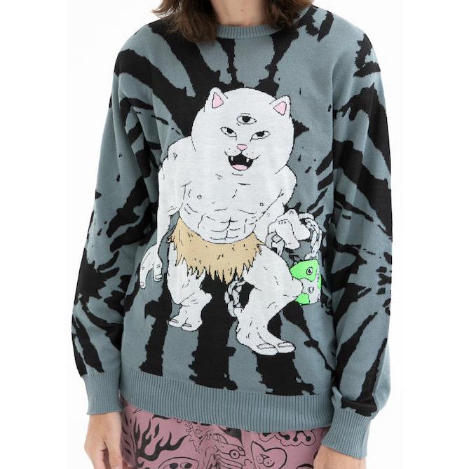 RIPNDIP（リップンディップ） Ripndip X Nerm Knit Sweater Multi S セーター 送料無料 ...