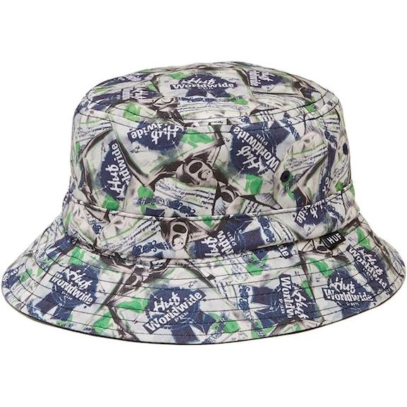 HUF Pabst Crused Reversible Bucket Hat Navy S/M バケットハット 送料無料 : Hectarz ...