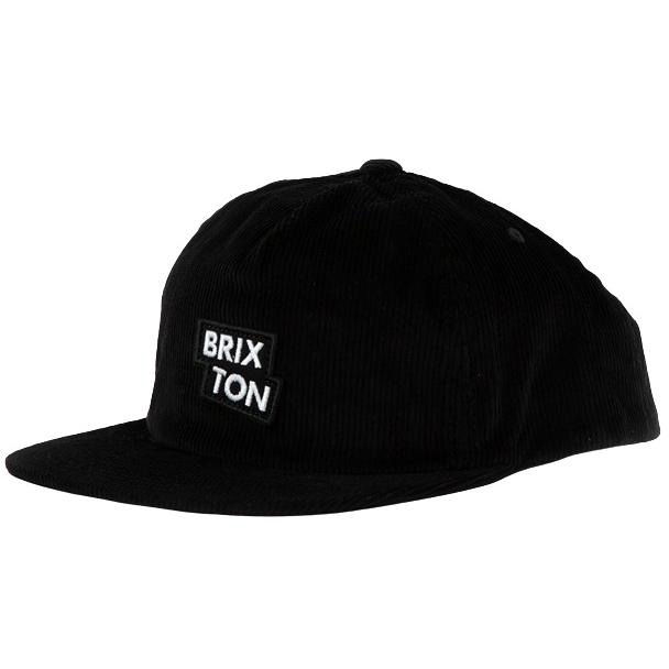 BRIXTON Brixton Team MP Snapback Hat Cap Black キャップ 送料無料 : Hectarz - 通販 ...