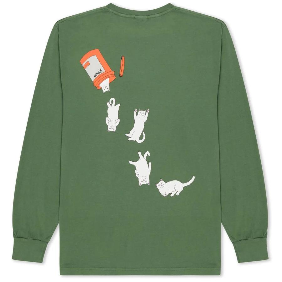 Ripndip Nermal Pills L/S T-Shirt Olive S Tシャツ 送料無料 : Hectarz - 通販 - Yahoo!ショッピング