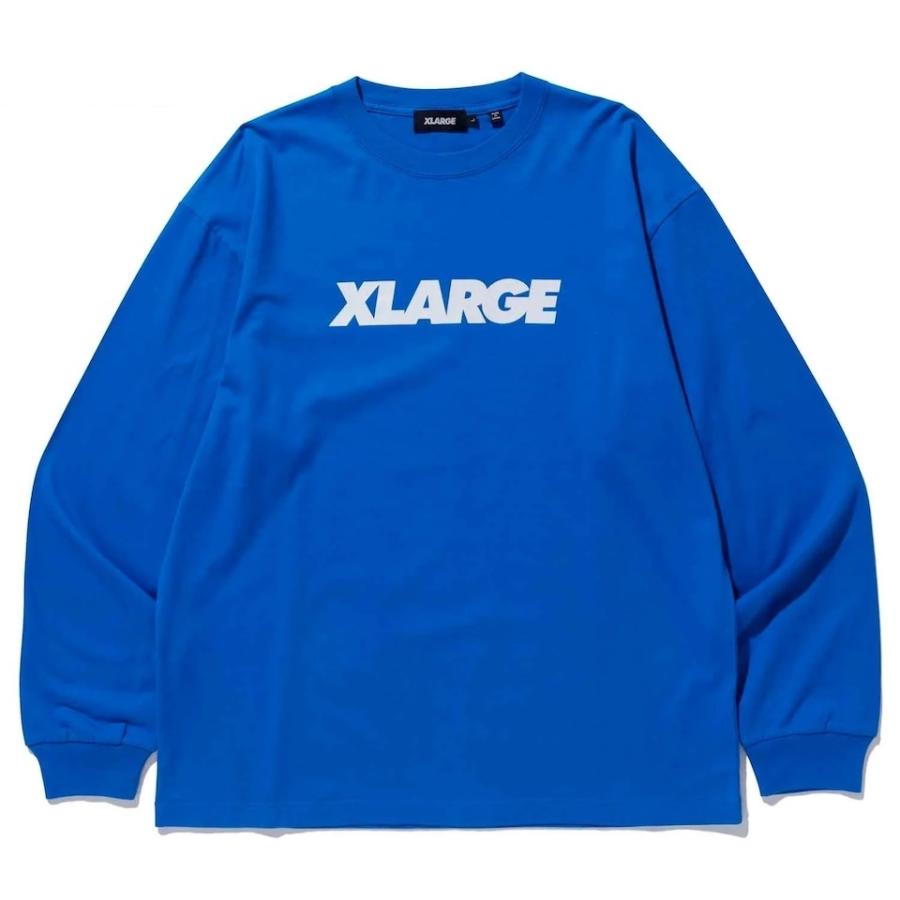XLARGE X-Large Standard Logo L/S T-Shirt Blue S Tシャツ 送料無料 : Hectarz ...