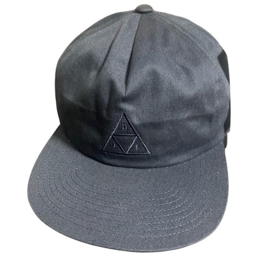 HUF Ess. Unstructured Triple Triangle Snapback Hat Cap Navy キャップ 送料無料 ...