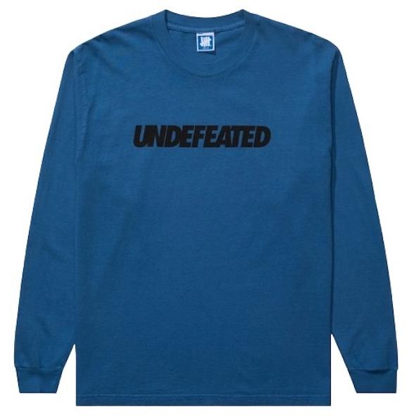 UNDEFEATED Undefeated Logo L/S T-Shirt Blue L Tシャツ 送料無料 : Hectarz - 通販 ...