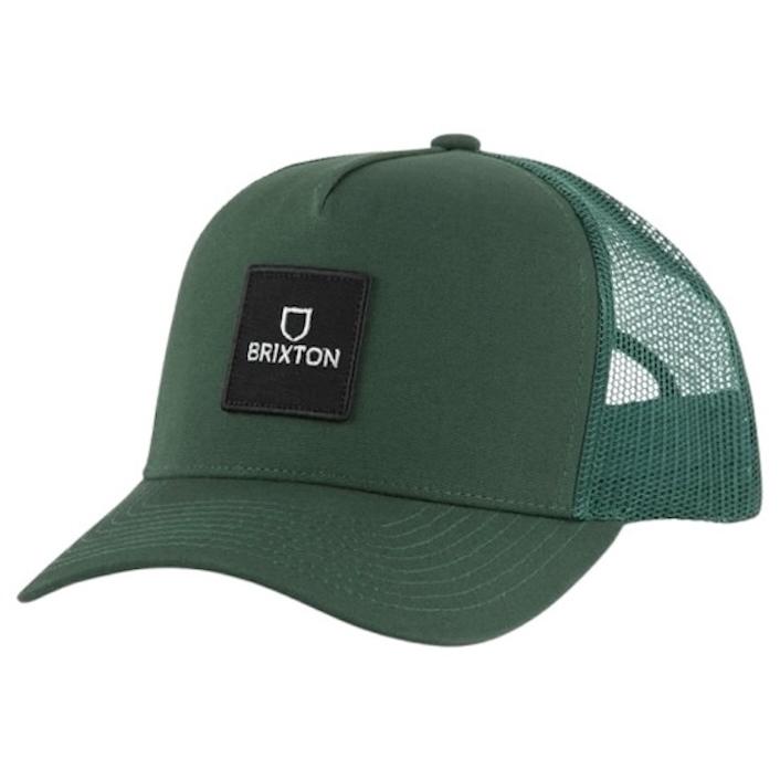 BRIXTON Brixton Alpha Block Mp Mesh Hat Cap Trekking Green/Trekking ...