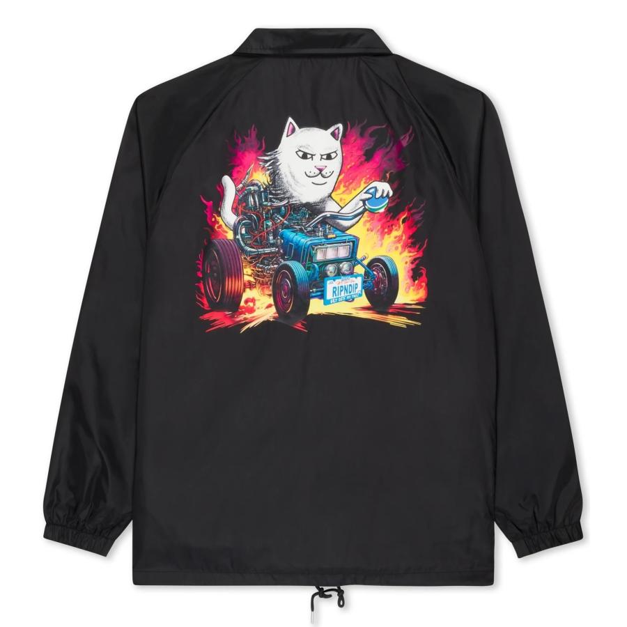 Ripndip Risky Business Coaches Jacket Black XL コーチジャケット 送料無料 : g5716 ...