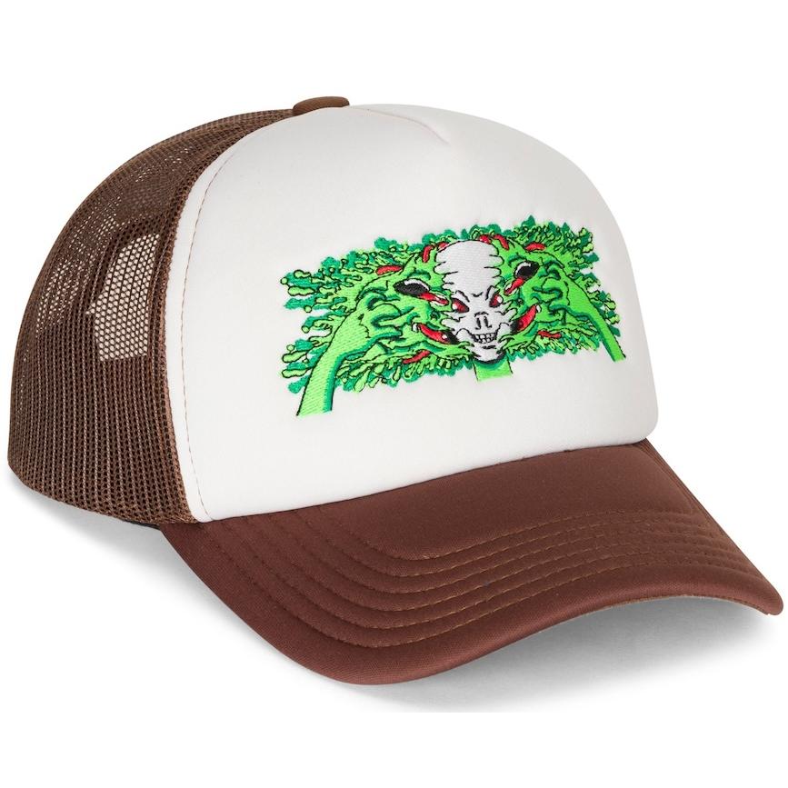 RIPNDIP（リップンディップ） Riipndip Skull Face Trucker Hat Cap Brown キャップ 送料無料 ...