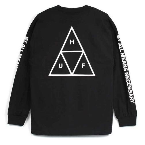 HUF Triple Triangle L/S T-Shirt Black XL Tシャツ 送料無料 : Hectarz - 通販 - Yahoo!ショッピング