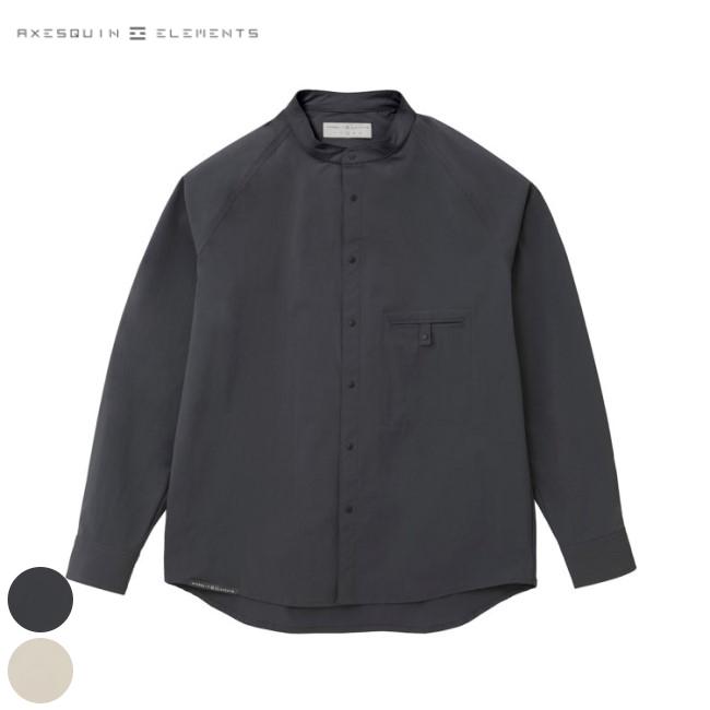 アクシーズクインエレメンツ AXESQUIN ELEMENTS ソフトシェルのバンドカラーシャツ 021091 : GLAGH - 通販 - Yahoo!ショッピング