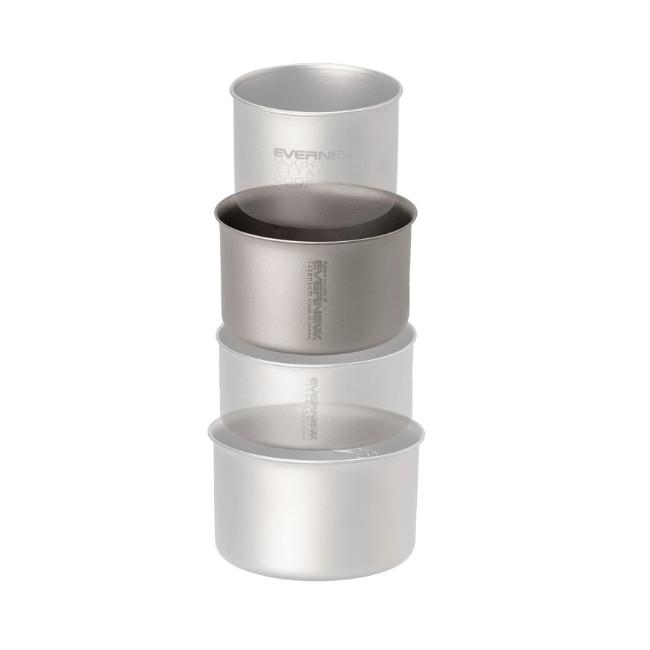 EVERNEW エバニュー アペックスカップ t0.2 Apex cup チタン製カップ アウトドア 食器 キャンプ 登山 クッカー ECAL731 : GLAGH - 通販 - Yahoo ...