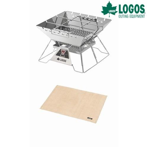 LOGOS ロゴス the ピラミッドTAKIBI L+たき火台シート (80×60cm)お買い得2点セット : GLAGH - 通販 - Yahoo!ショッピング
