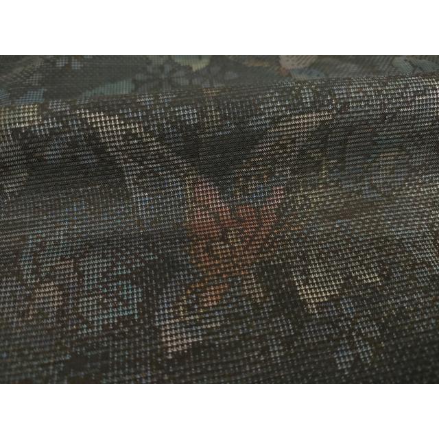 平和屋着物●本場大島紬　カタス７マルキ　舞蝶文　正絹　逸品　未使用　AAAY1868ck 平和屋着物○本場大島紬 カタス7マルキ 舞蝶文 正絹 逸品 未使用