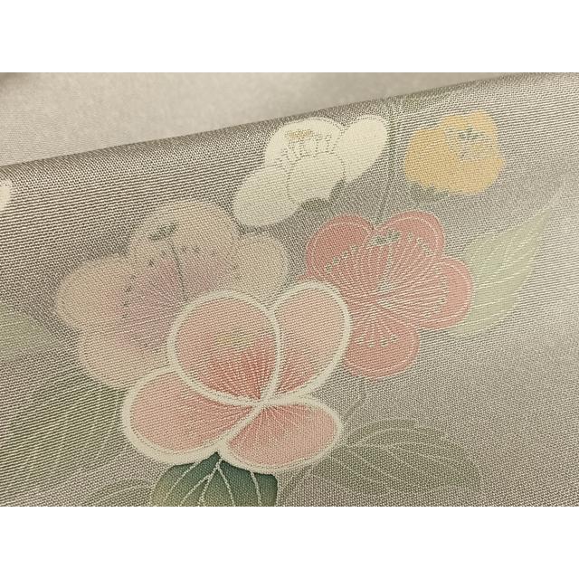 平和屋着物○訪問着 友禅 流水鴛鴦花文 暈し染め 正絹 逸品