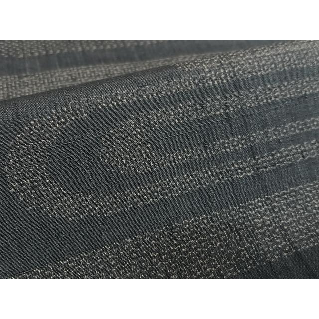 平和屋着物○本場結城紬 重要無形文化財 100亀甲 エ霞文 正絹