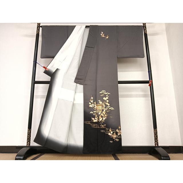 平和屋着物○金彩友禅 卓越技能者・名工・和田光正 訪問着 松竹梅流水