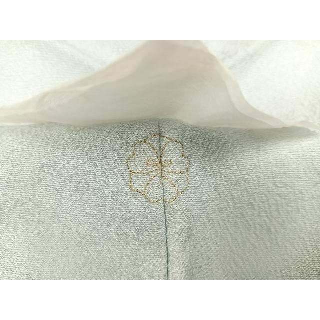 平和屋着物●上質な色無地　草花地紋　蕎麦切色 　正絹　逸品　未使用　AABC0668ph 平和屋着物○上質な色無地 草花地紋 蕎麦切色 正絹 逸品 未