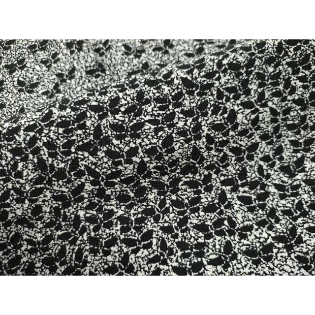 平和屋着物○訪問着 作家物 舞蝶文 黒地 正絹 逸品 CAAS7545yc