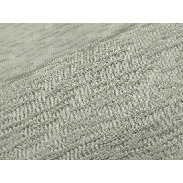 平和屋着物▽上質な色無地　単衣　エ霞地紋　青磁鼠色　正絹　逸品　CAAT9527dy 平和屋着物▽上質な色無地 単衣 エ霞地紋 青磁鼠色