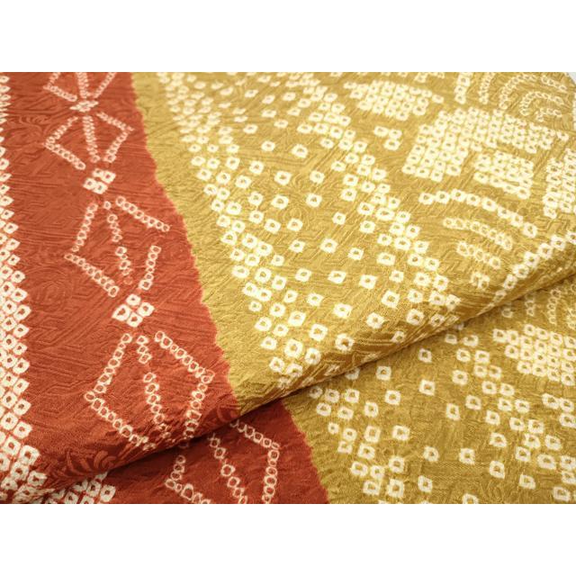 平和屋着物●名門　藤娘きぬたや・絞り　九寸開き名古屋帯　吉祥間道　正絹　逸品　CAAV7133hy 平和屋着物○名門 藤娘きぬたや・絞り 九寸開き名古屋帯 吉祥間道 正絹