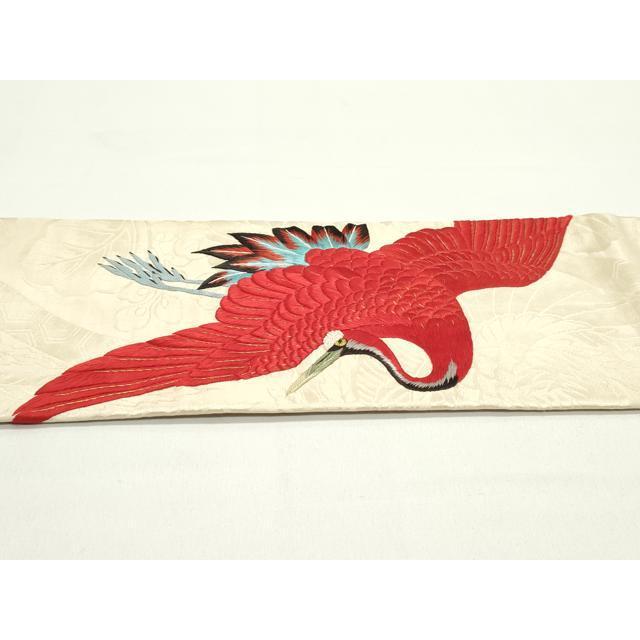 平和屋着物○六通柄袋帯 花御苑 宮むらさき 冊子・色紙付き 正絹 逸品