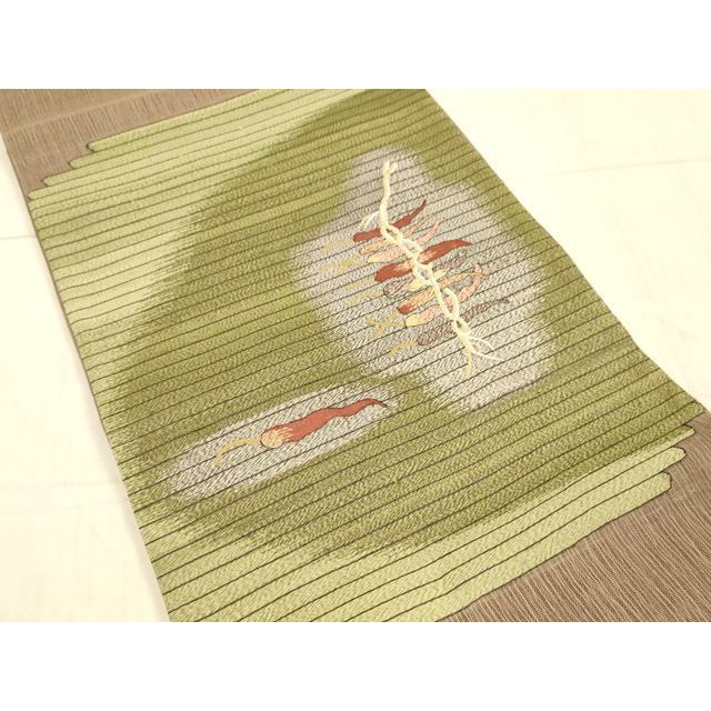 平和屋着物＊夏物 太鼓柄袋帯 祥園 正絹 逸品 DAAX8876cm 平和屋着物