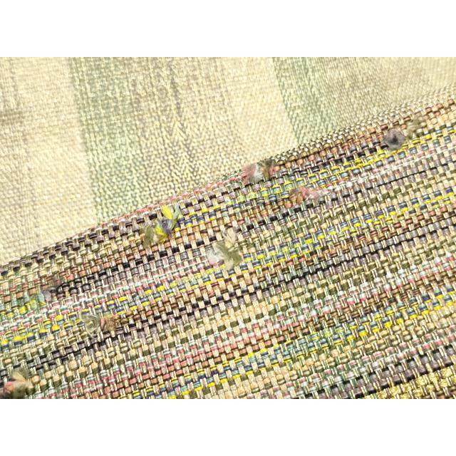 平和屋着物○太鼓柄袋帯 スリーシーズン 春夏秋 横段文 金糸