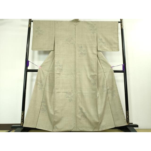 平和屋本店□極上 本場結城紬 重要無形文化財 奥順謹製 100亀甲