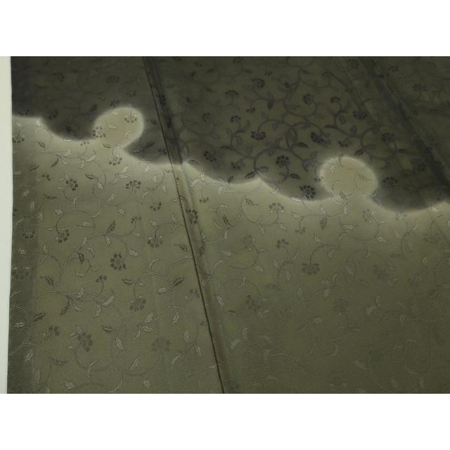 平和屋本店□極上 訪問着 紗袷 雪輪 花唐草紋紗 暈し