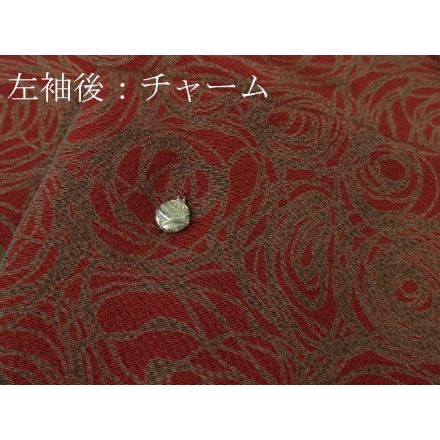 平和屋本店□希少 着物デザイナー 紫藤尚世 訪問着 片身替わり 鬼しぼ