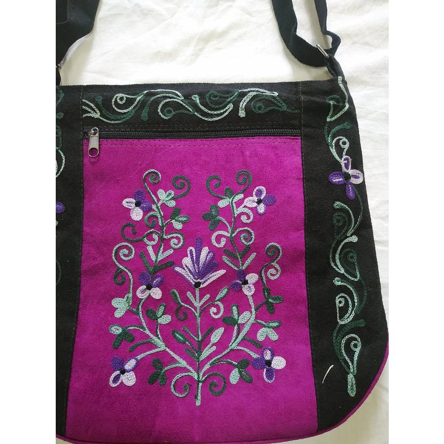 ネパール スエード ボタニカル柄 肩掛けショルダーバッグ アジアン エキゾチック ファッション エスニック 鞄 かばん バック 軽い/nepa-ba58 : HELLO IMPORT - 通販 ...