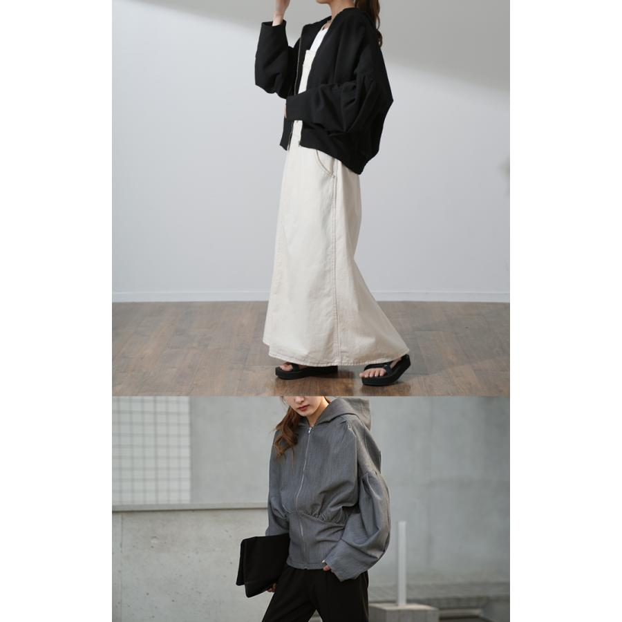 HUG.U パーカー レディース トップス アウター ライトアウター フード フーディー クロップド ショート スウェット 羽織 ぽわん袖 タイムセールSW2 : HUG.U(ハグユー ...