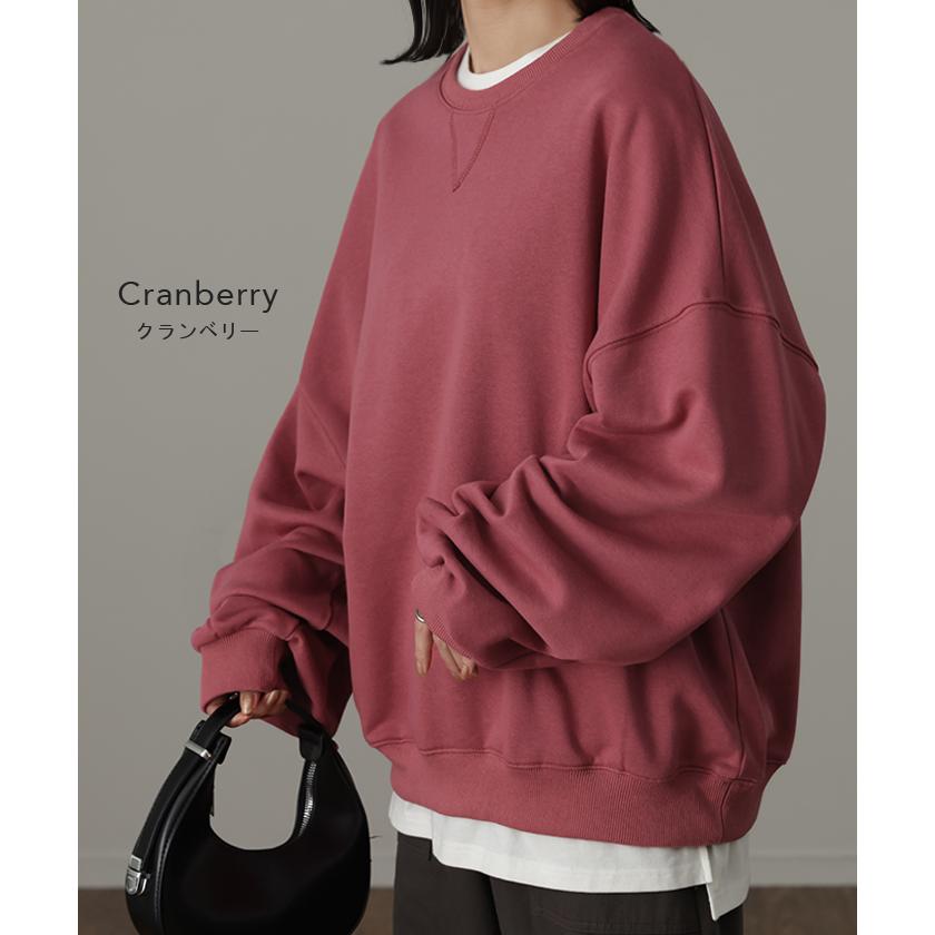 スウェット レディース トップス トレーナー バルーン袖 無地 長袖 オーバーサイズ ぽわん袖 :d080:HUG.U(ハグユー) - 通販 - Yahoo!ショッピング