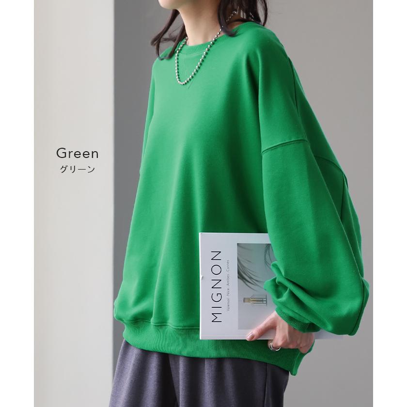 スウェット レディース トップス トレーナー バルーン袖 無地 長袖 オーバーサイズ ぽわん袖 :d080:HUG.U(ハグユー) - 通販 - Yahoo!ショッピング